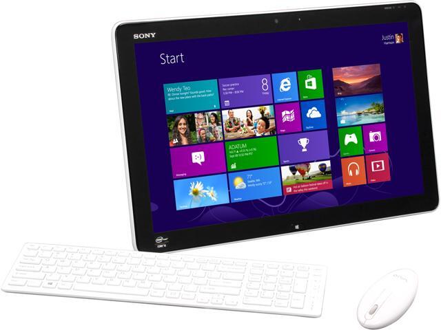 Open Box: Sony All-in-One PC VAIO J Series SVJ20235CXW Intel Core i5 3337U (1.80GHz) 4GB DDR3 ...