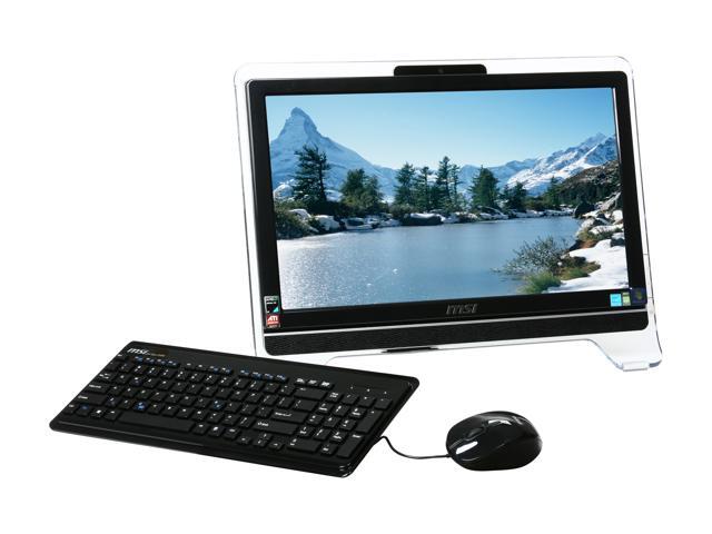 MSI Desktop PC Wind Top AE2010-63SUS Athlon X2 3250e (1.50GHz) 4GB DDR2 ...