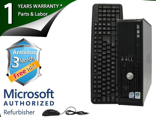 Refurbished: DELL Desktop Computer 755 Intel Core 2 Duo E6750 4GB DDR2 ...