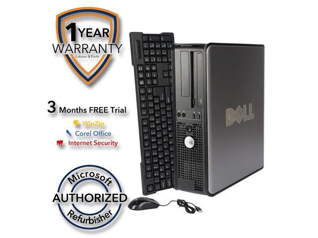 Refurbished: DELL Desktop Computer 755 Intel Core 2 Duo E7600 4GB DDR2 ...