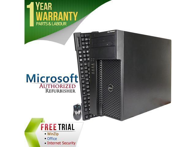 Refurbished: DELL Desktop Computer Precision T1650 Intel Core i7-3770 ...