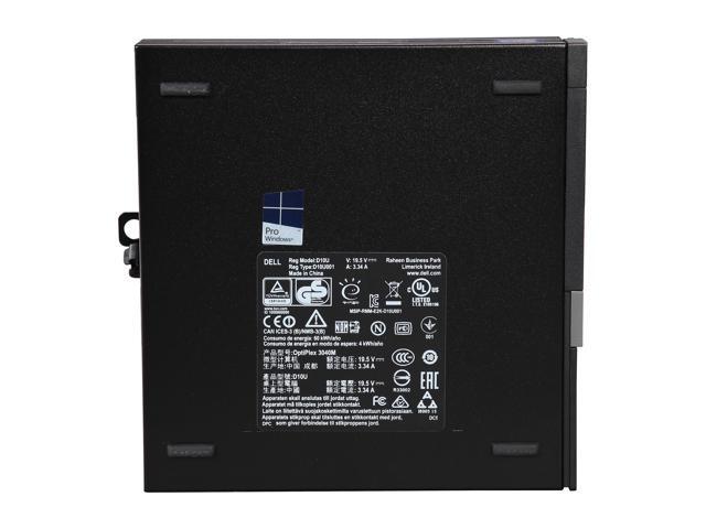 DELL Desktop Computer OptiPlex 3040 (6WXJ9) Intel Core i3 6th Gen 6100T ...