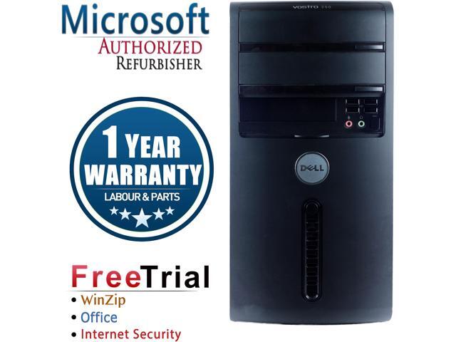 Refurbished: Refurbished DELL Vostro 200 Tower Intel Core 2 Duo E4500 2 ...