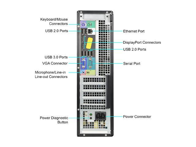 Refurbished: DELL Desktop PC 9010-D Intel Core i7-2600 8 GB 2TB HDD ...
