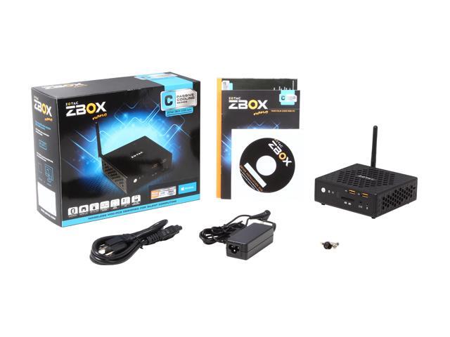 Zotac Desktop PC ZBOX ZBOX-CI320NANO-B/U/J/TW-W2 Intel Celeron N2930 ...