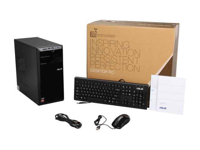 ASUS Desktop PC CM1745-US007S AMD A8-5500 8GB DDR3 1TB HDD AMD Radeon ...