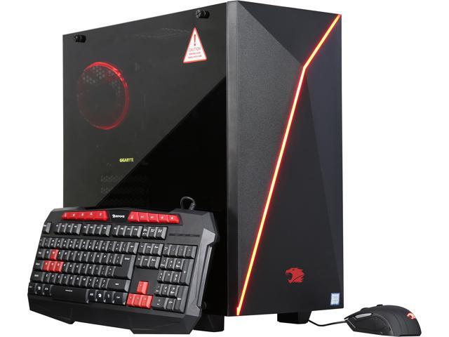 iBUYPOWER Desktop PC NE2101Si Intel Core i5-7400 8GB DDR4 1TB HDD AMD ...