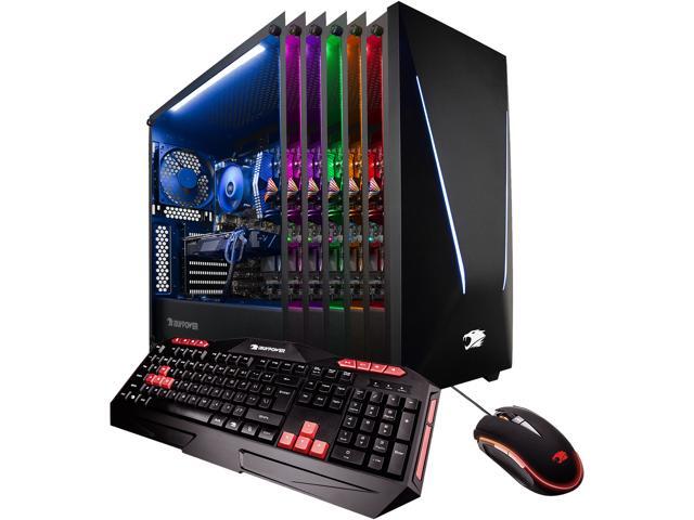 iBUYPOWER Gaming Desktop Trace 073A AMD Ryzen 7 2700X 16GB DDR4 1TB SSD ...
