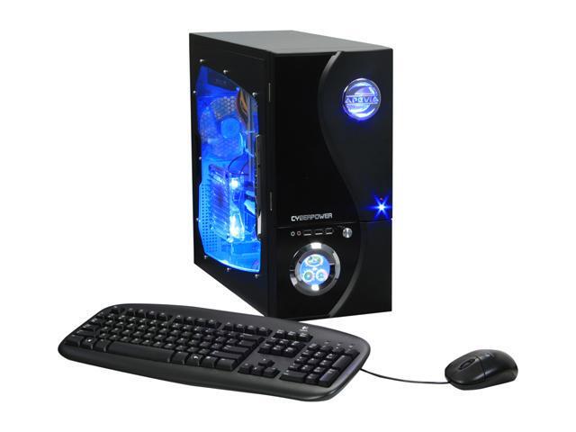 CyberpowerPC Desktop PC Gamer Infinity 7516 Intel Core 2 Quad Q9300 4GB ...
