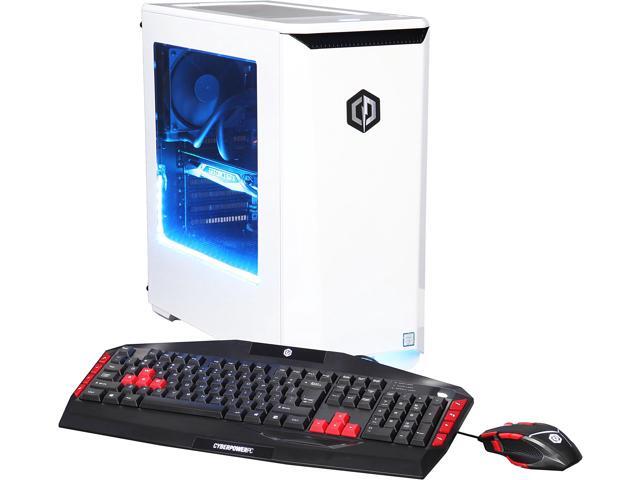 CyberpowerPC Desktop PC Panzer VR 2000 Intel Core i5-6600K 8GB DDR4 1TB ...