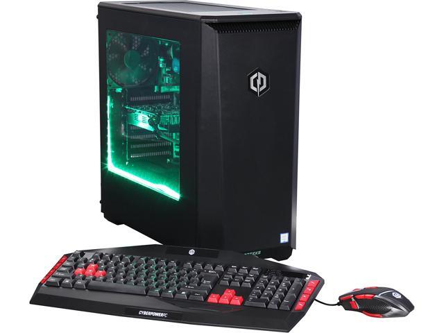 CyberpowerPC Desktop Computer Gamer Panzer VR 1000 Intel Core i5-6500 ...