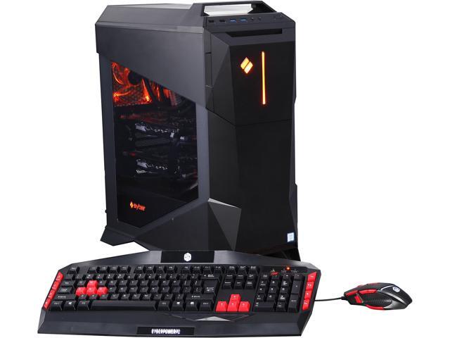 CyberpowerPC Desktop Computer SYBER M VR500 Intel Core i7-6900K 32GB ...