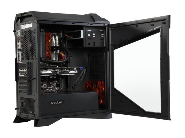 CyberpowerPC Desktop Computer SYBER M VR300TLQ Intel Core i7-7700K 16GB ...