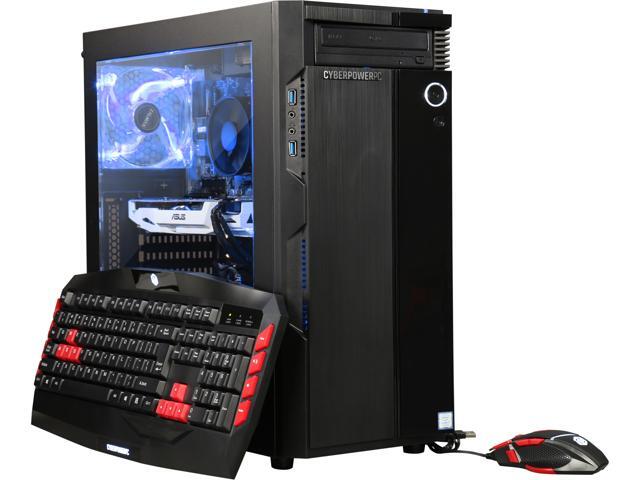 CyberpowerPC Desktop Computer Gamer Xtreme S760 Intel Core i7-7700 8GB ...