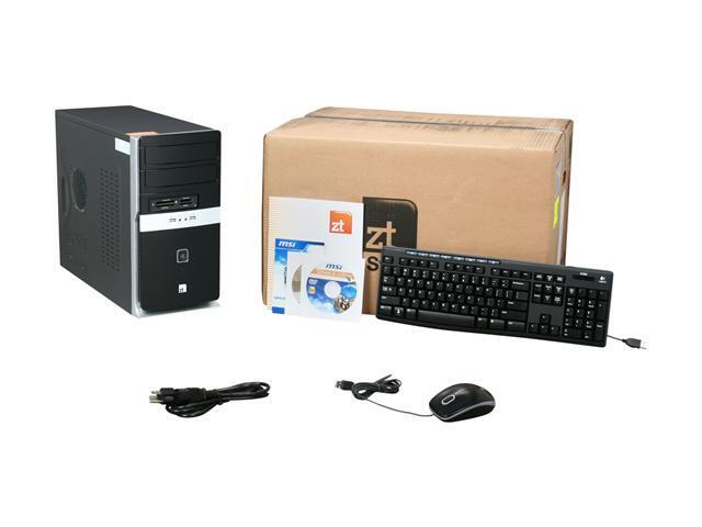 ZT Desktop PC Affinity 7538Ma AMD Phenom II X4 955 4GB DDR3 500GB HDD ...