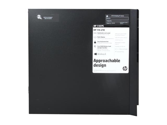 HP Desktop PC 110-210 (F3D15AA#ABA) AMD A4-5000 4GB DDR3 500GB HDD AMD ...