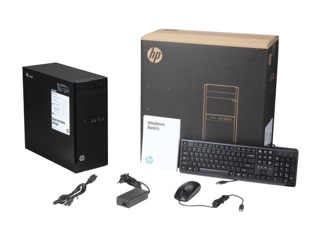 HP Desktop PC 110-210 (F3D15AA#ABA) AMD A4-5000 4GB DDR3 500GB HDD AMD ...
