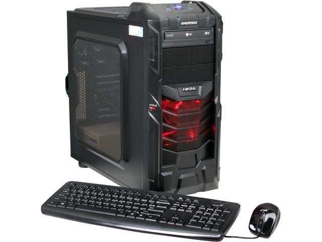 Avatar Desktop PC Gaming FX8327X AMD FX-Series FX-8350 8GB DDR3 1TB HDD ...