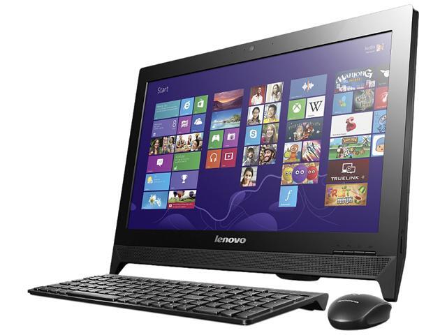 Refurbished: Lenovo All-in-One PC C260 Intel Celeron J1800 4GB DDR3 500GB HDD 19.5" Windows 8.1 ...