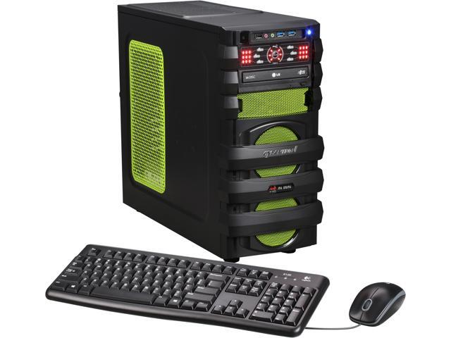 Open Box: CybertronPC Desktop PC Unleashed-R7 (Green) FX-6000 Series FX ...