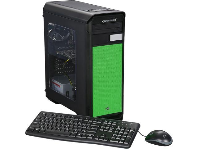 CybertronPC Desktop Computer Rhodium GTX960 (Green) AMD FX-Series FX ...