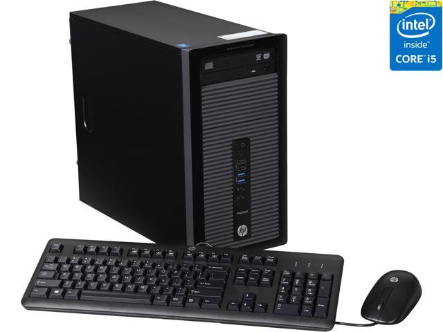 Open Box: HP Desktop PC ProDesk 400 G1 (J6D32UT#ABA) Intel Core i5-4590 ...