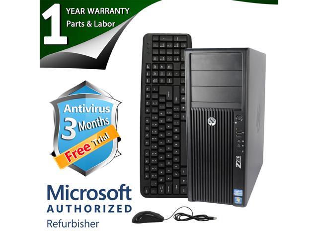 Refurbished: HP Desktop Computer Z210 Intel Xeon E3-1240 4GB DDR3 250GB ...