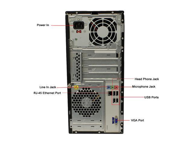 Refurbished: HP Desktop Computer 500B Intel Pentium E5300 2GB DDR3 ...