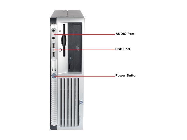 Refurbished: HP Desktop Computer DC7700 Intel Core 2 Duo E6300 2GB DDR2 ...