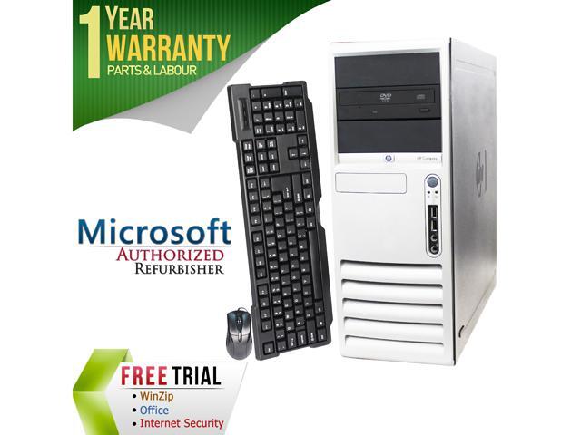 Refurbished: HP Desktop Computer DC7700 Intel Core 2 Duo E6300 4GB DDR2 ...