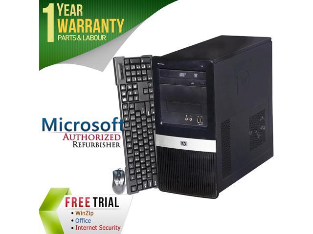 Refurbished: HP Desktop Computer DX2400 Intel Core 2 Duo E4300 4GB DDR2 ...