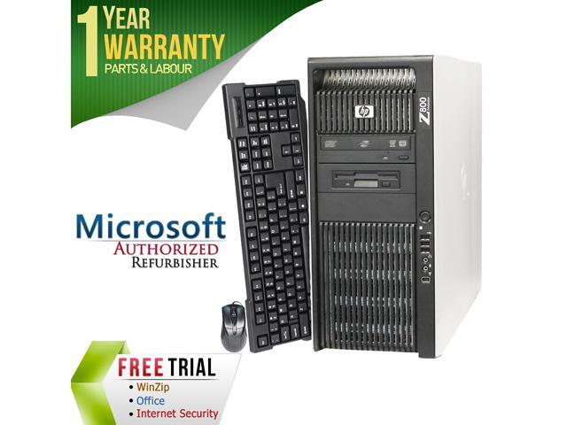 Refurbished: HP Desktop Computer Z800 Intel Xeon X5660 8GB DDR3 1TB HDD ...