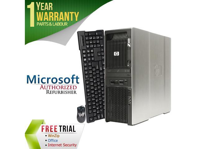 Refurbished: HP Desktop Computer Z600 Intel Xeon E5520 8GB DDR3 1TB HDD ...