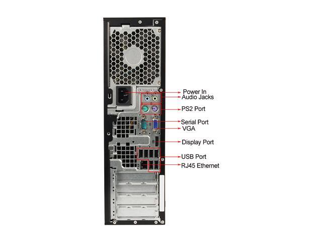 Refurbished: HP Desktop Computer 6200 Pro-SFF Intel Core i3 2100 (3 ...