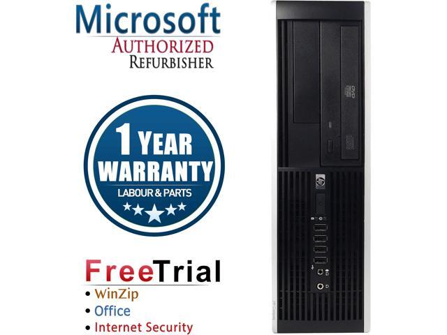 Refurbished: HP Desktop Computer Elite 8000-SFF Intel Core 2 Quad Q8200 ...