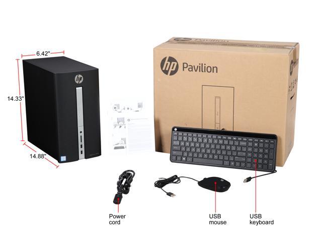 HP Desktop PC Pavilion 510-P136 Intel Core i7-6700T 8GB DDR4 1TB HDD ...