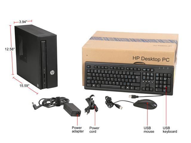 Refurbished: HP Desktop Computer 260-a129 A8-7000 Series A8-7410 (2.20 ...