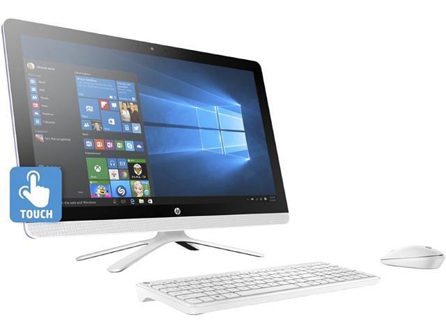 HP All-in-One Computer 24-g182 Intel Pentium J3710 8GB DDR3 1TB HDD 23. ...