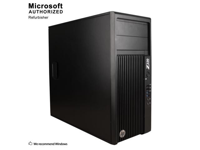 Refurbished: HP Z230 Grade A Gaming Tower, Intel Xeon Quad-Core E3-1225 ...