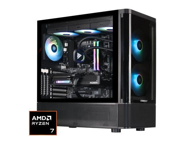 STORMCRAFT Gaming PC SKYHAWK PRO AMD Ryzen 7 7800X3D Radeon RX 9070 XT ...