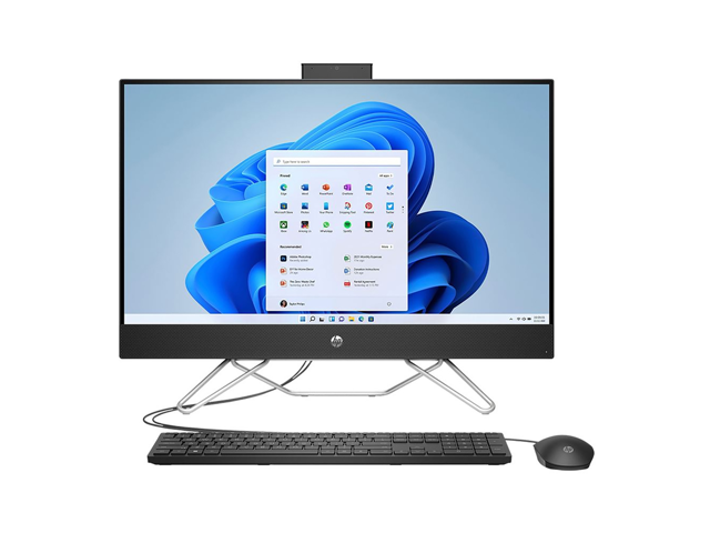 Refurbished: HP All-in-One Computer 27-cb1155m AMD Ryzen 5 5625U 8GB ...