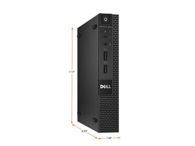 Refurbished: DELL Desktop Computer OptiPlex 9020-MICRO Intel Core i5-4590T 8GB DDR3 500GB HDD ...