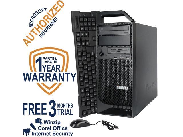 Refurbished: Lenovo Desktop Computer S30 WS Intel Xeon E5-1620 8GB DDR3 ...