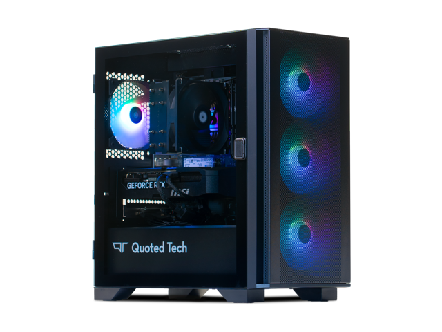 Quoted Tech Clarity Pro Gaming PC, AMD Ryzen 7 9700F, NVIDIA GeForce ...