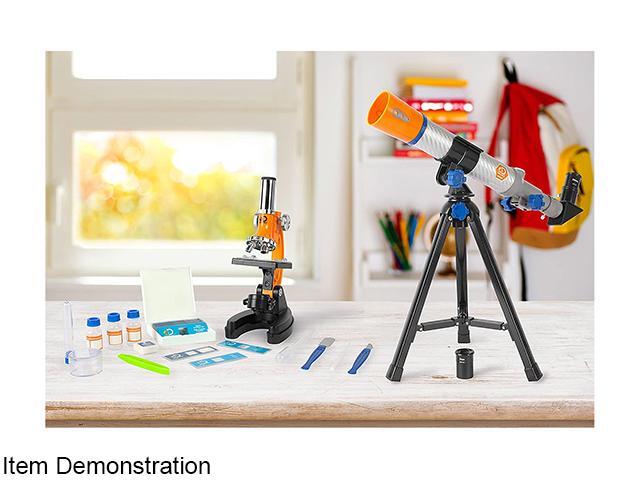 Discovery 44-41101 Telescope and Microscope Combo Set with Hard Case ...
