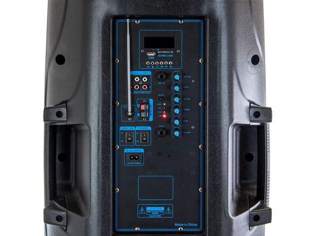 BeFree Sound BFS-9000 Double 12 Inch Subwoofer Portable Bluetooth Party ...