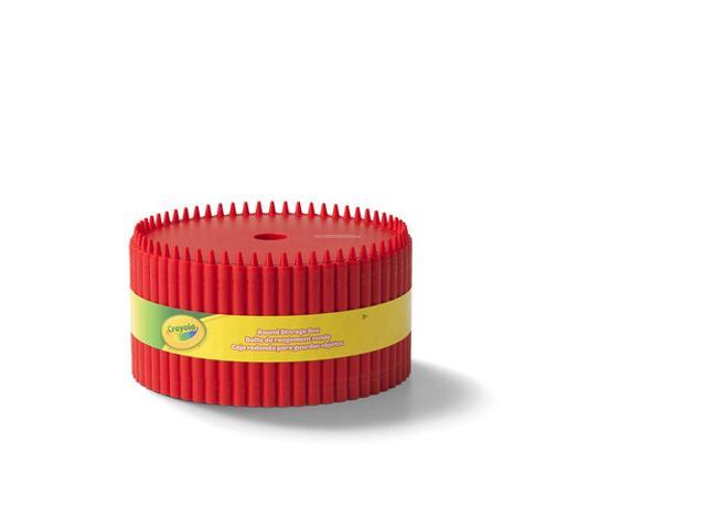 Crayola Round Storage Box Red - Newegg.com