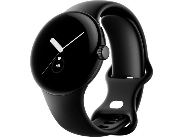 Google - Pixel Watch Black Stainless Steel Smartwatch 41mm with ...