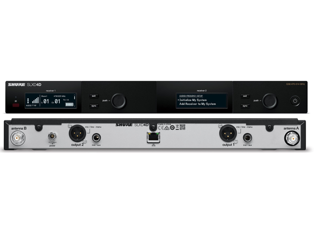 Shure SLXD24D/SM58-G58 Wireless System, Frequency Band Version: G58 - Newegg.com