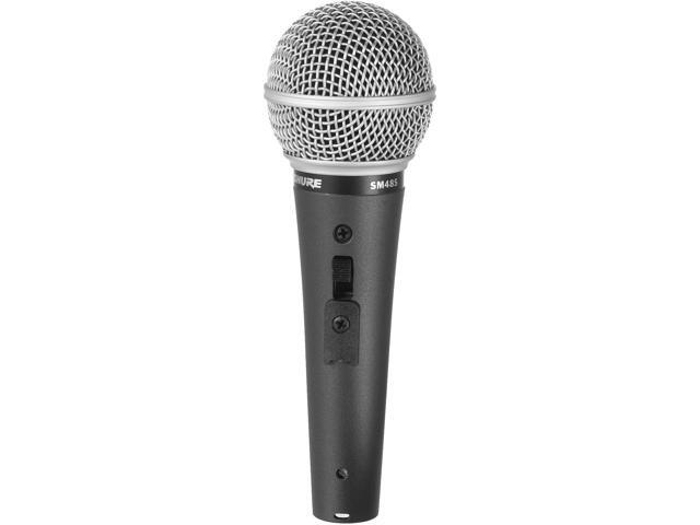 Shure SM48S-LC Dynamic Microphone, Cardioid, Black, 3-pin XLR Connector ...